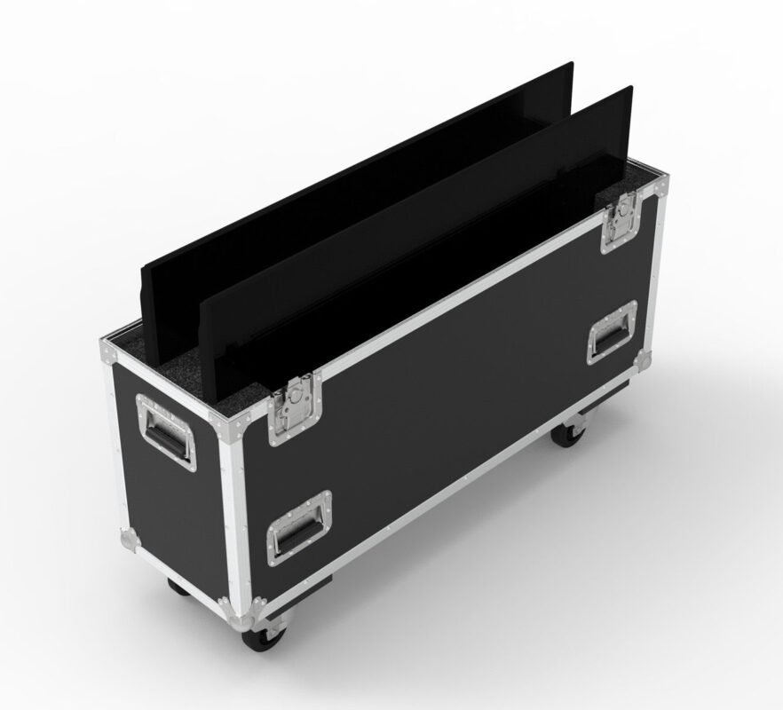 Dual 55 inch Custom Screen Flight Case – AK Flight Case Industries LLC ...